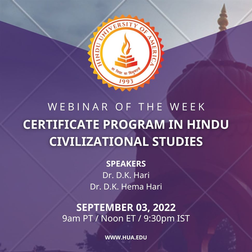 The Certificate in Hindu Civilizational Studies