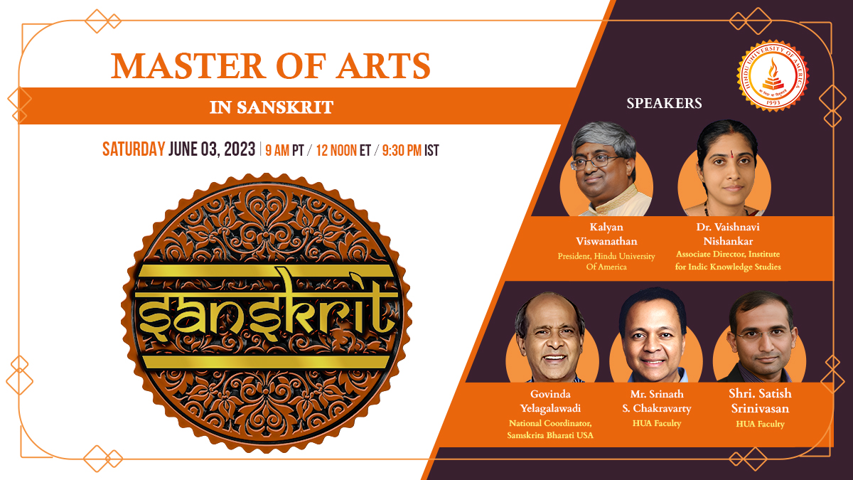 Master of Arts in Sanskrit