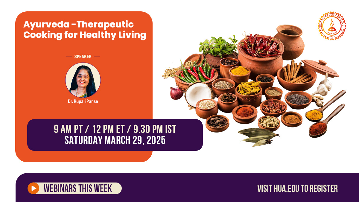 Ayurveda - Therapeutic Cooking for Healthy Living