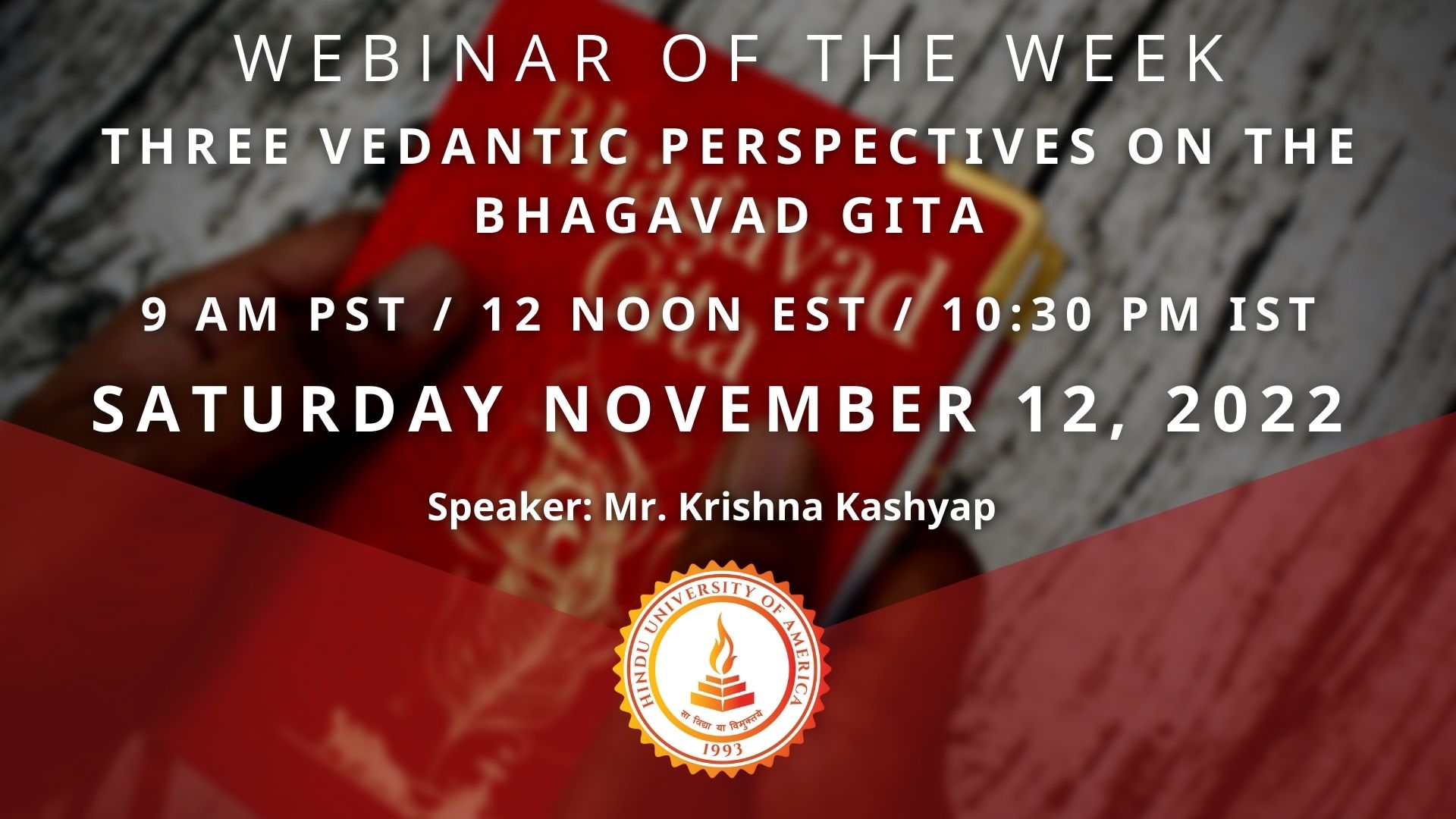 Three Vedantic Perspectives on the Bhagavad Gita